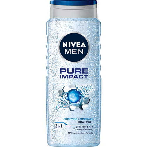 NIVEA Men Pure Impact gel za tuširanje 500ml
