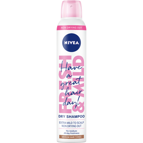 NIVEA Dry Shampoo Medium šampon za suvo pranje - smedja kosa 200ml