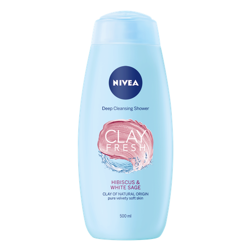 NIVEA Clay Fresh Hibiscus&White Sage gel za tuširanje 500ml