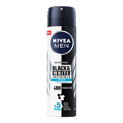 NIVEA Men Black&White Fresh dezodorans u spreju 150ml