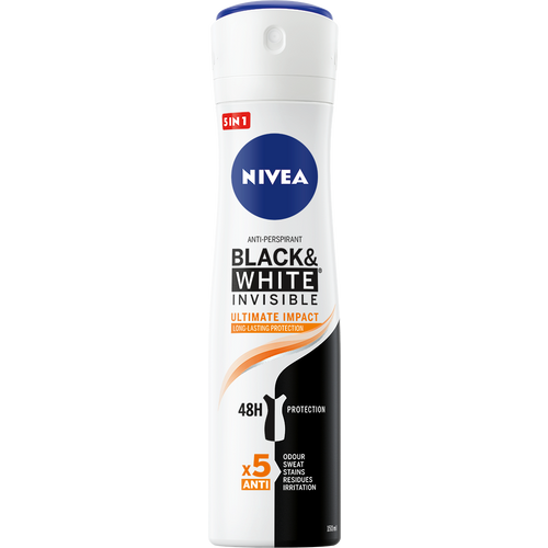 NIVEA Black&White Invisibe Ultimate Impact dezodorans u spreju 150ml