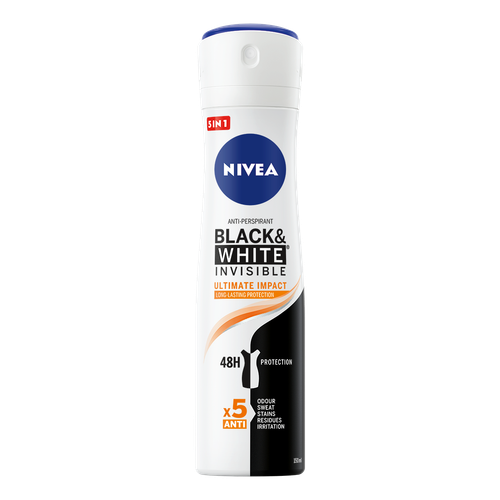 NIVEA Black&White Invisibe Ultimate Impact dezodorans u spreju 150ml