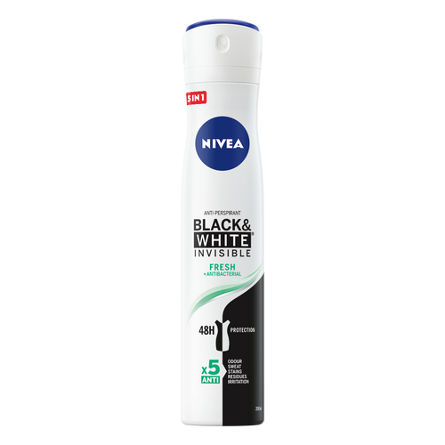 NIVEA Black&White Invisible Fresh dezodorans u spreju 200ml