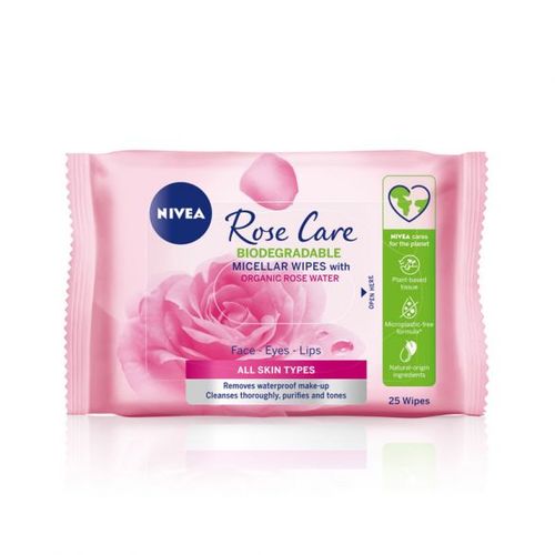 NIVEA maramice za čišćenje lica - ruža 25pcs