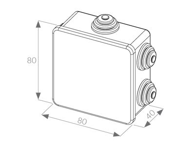 RAZ KUT 6UV SIVA 80X80 TEM