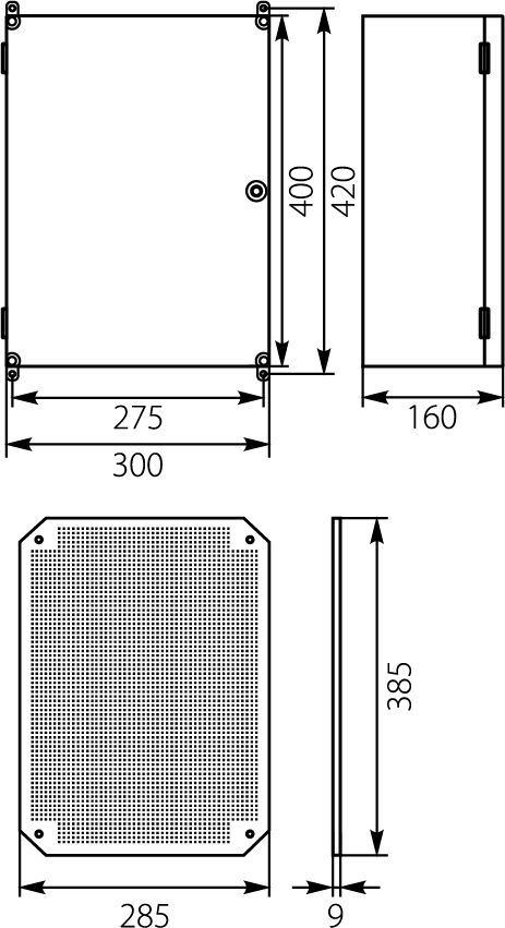 ORMAN PVC 400X300 Uni-1/T