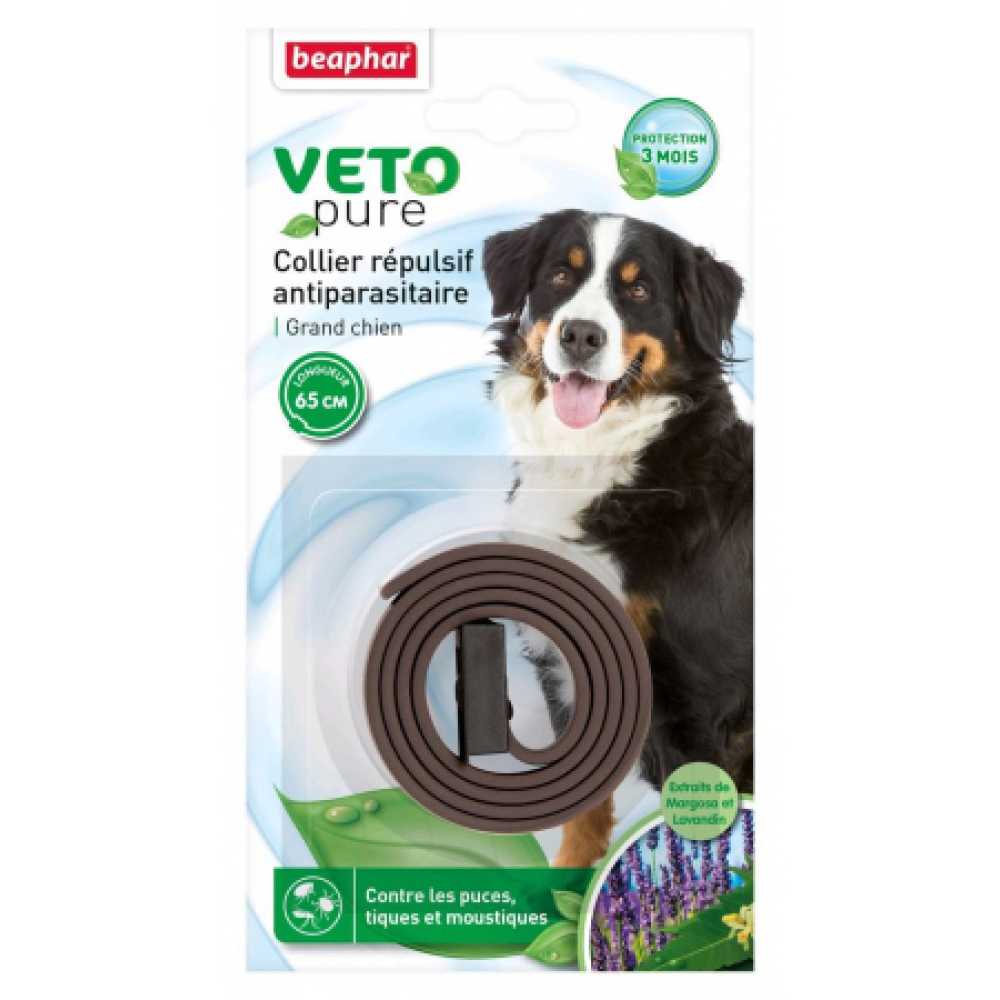 Beaphar VETOpure Dog ogrlica za pse 65cm - braon