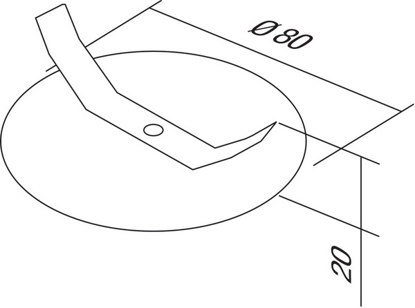 POKLOPAC ZA KUTIJU FI-60 SM60