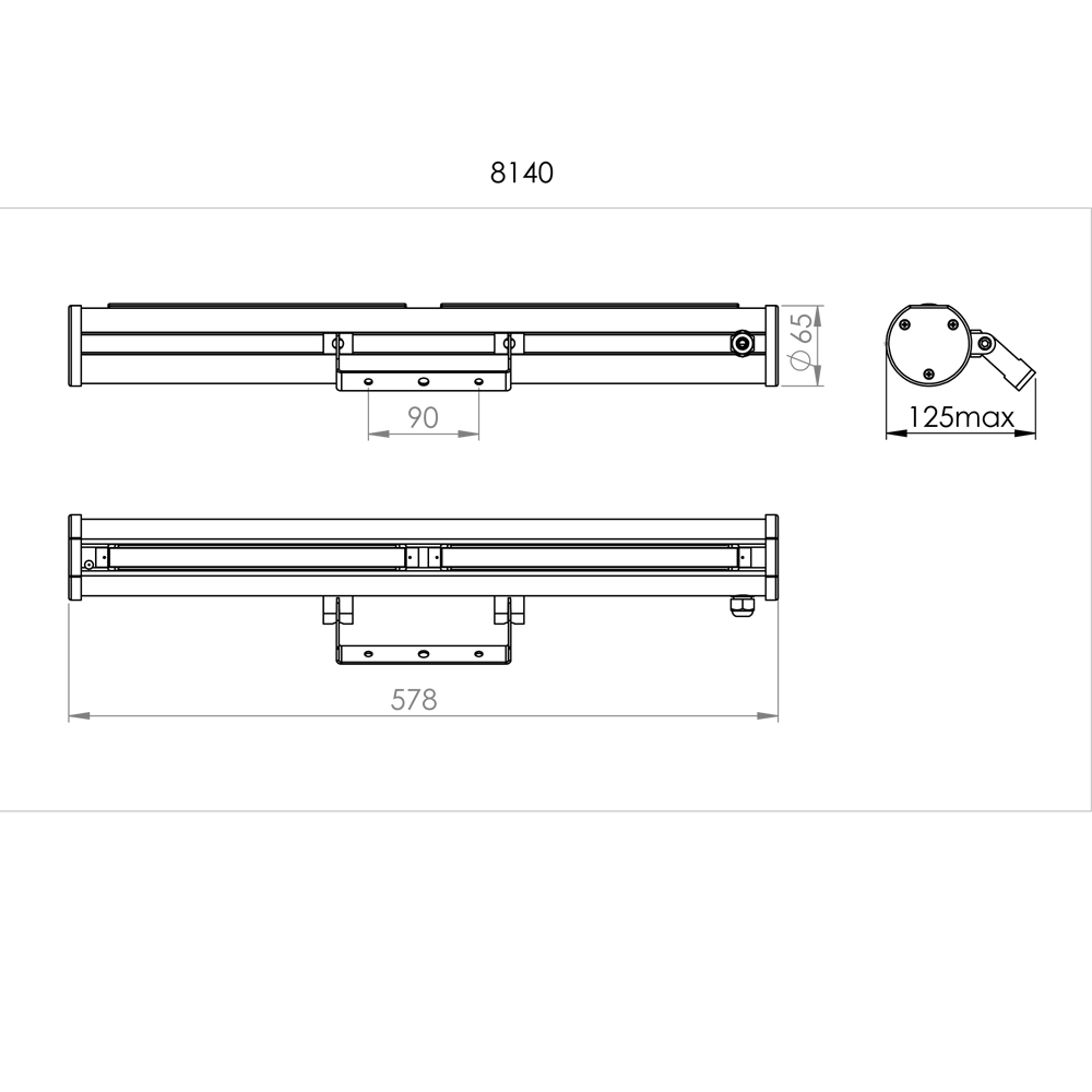 REFLEKTOR LED 40W N/Z 8140 SNS