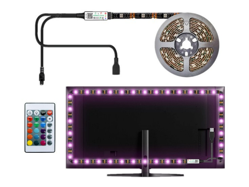 SET RBG LED TR 5V 2M 30RGB-RC2