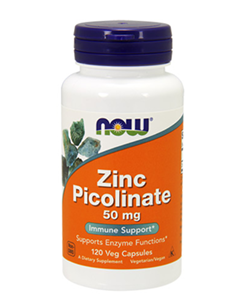 NOW Zinc Picolinate 50mg
NOW Zinc Picolinate 50mg 60kap