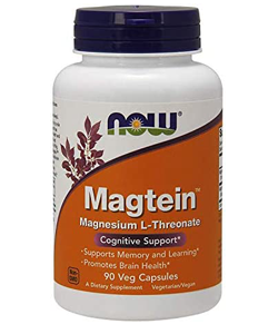 NOW Magtein ( Magnesium L-Threonate)
90 Veg. Caps