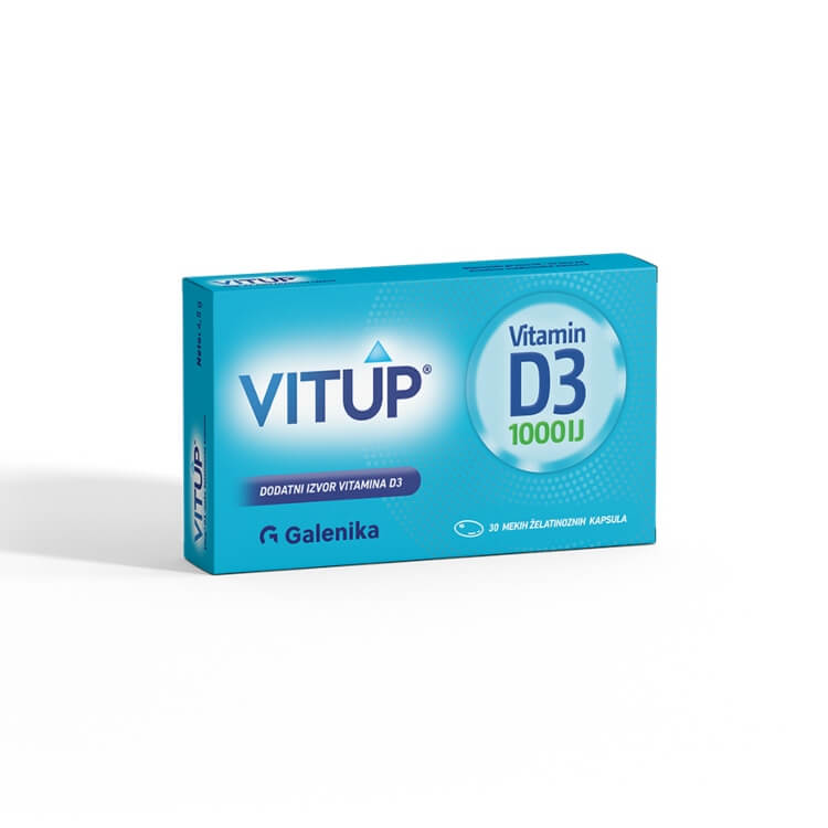 Vitup D3 1000IU 30 kapsula