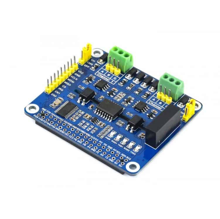 2-CH Izolovani HAT za Raspberry Pi, RS485