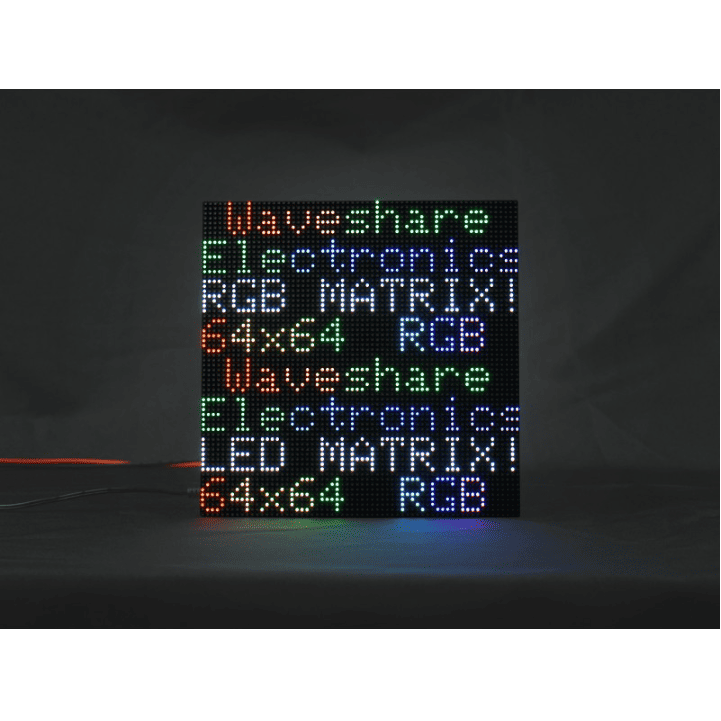 Savitljiv, RGB full-color LED matrix panel, 3mm Pitch, 64×64 piksela, podesiva osvetljenost, 192×192 mm