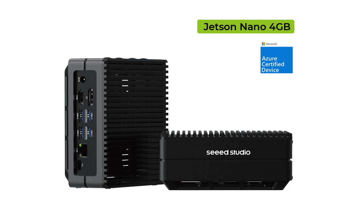 Jetson Nano module 4GB, Al kućište, instaliran JetPack OS, reComputer J1020, M.2 key M slot, V2
