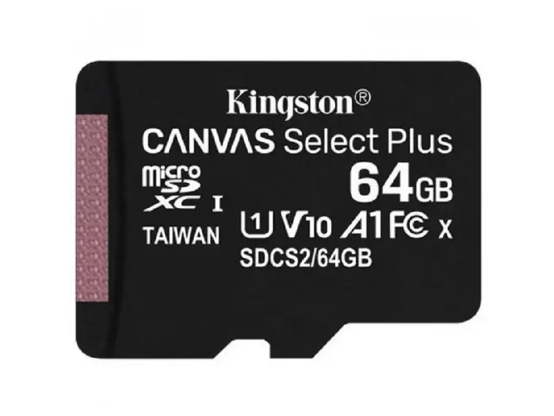 KINGSTON MICRO SD 64GB SDCS2/64GBSP W/O ADAPTER