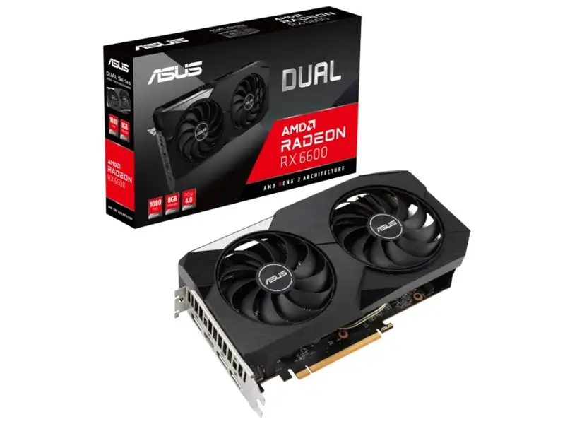 ASUS AMD RADEON RX 6600 8GB DUAL-RX6600-8G