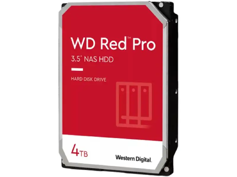 WESTERN DIGITAL HDD WD4003FFBX RED PRO (3.5”, 4TB, 256MB, 7200 RPM, SATA 6 GB/S)