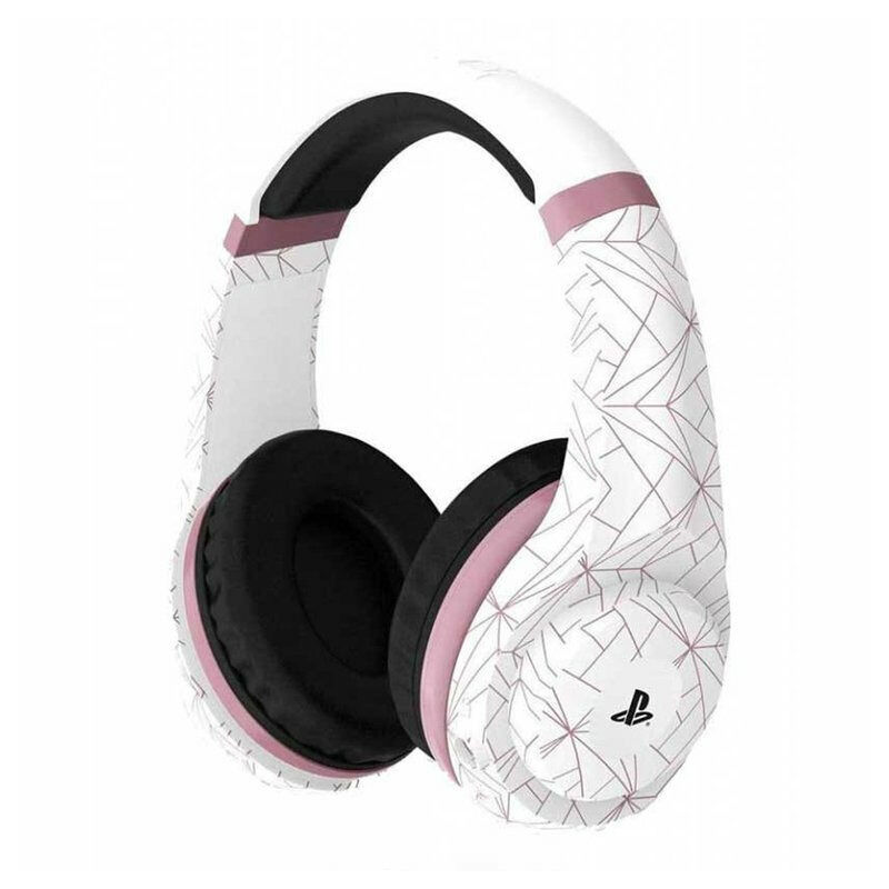 PS4 Rose Gold Edition Stereo Gaming Headset – Abstract White