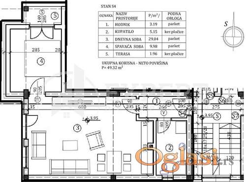 Stan u novogradnji, 49m2, preko puta hotela Tami Residence