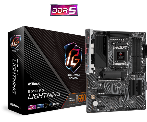 MB AM5 ASRock B650 PG LIGHTNING