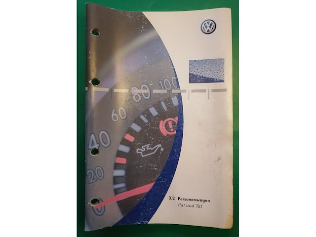 Knjiga 3.2 za VW Golf 4 (rat und tat)