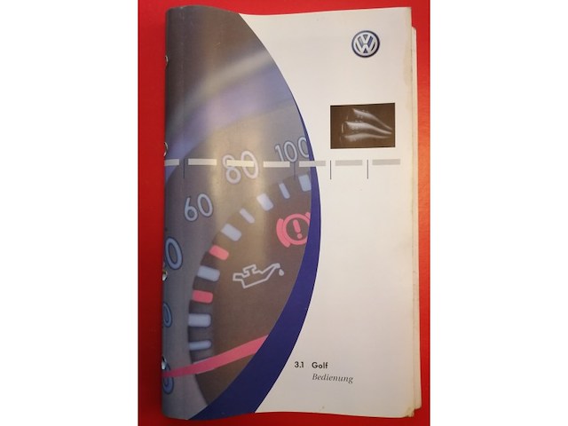 Knjiga 3.1 za VW Golf 4   (bedienung)