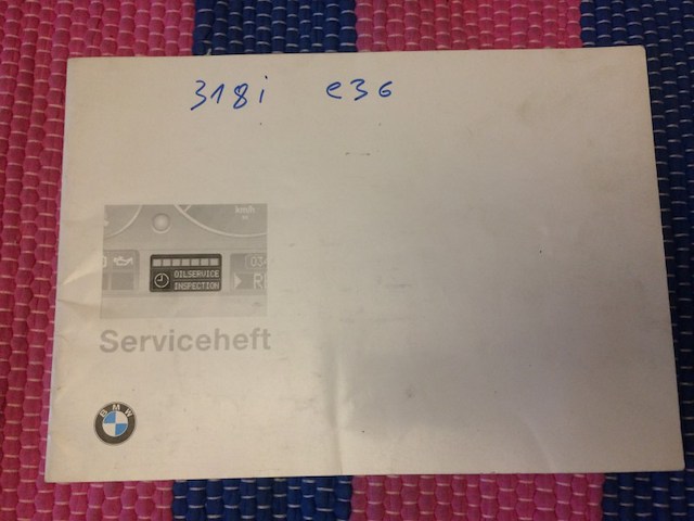 Servisna knjižica za BMW e36 318i