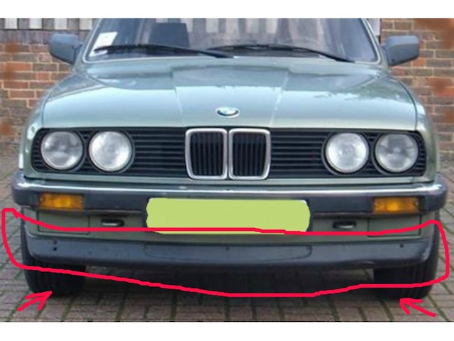 OEM prednji spojler lip za BMW e30