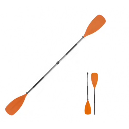 Prilagodljivo dvodelno simetrično veslo za kajakarenje narandžasta
