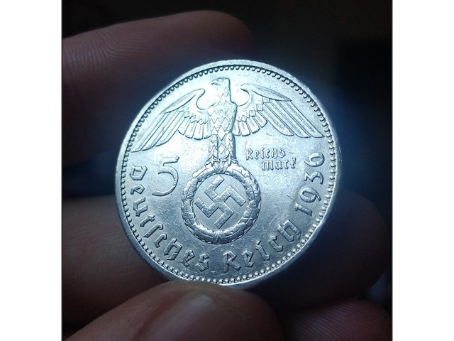 5 Reichsmark A 1936. XF