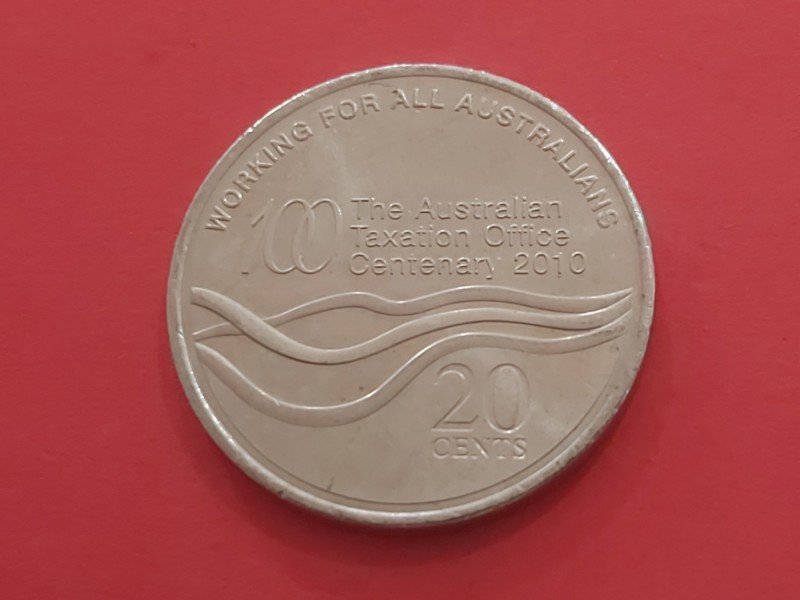 Australija - 20 cent 2010 god jubilarna