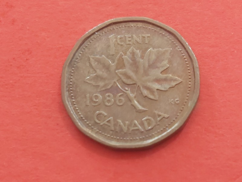 Kanada - 1 cent 1986 god