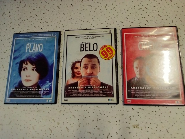 Trilogija Tri boje Plavo - Belo - Crveno (3xDVD)