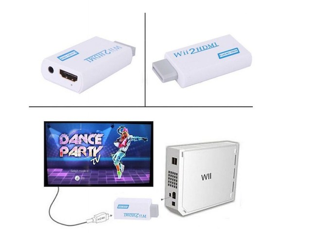 Nintendo Wii HDMI adapter za kvalitetniju sliku!     Bo