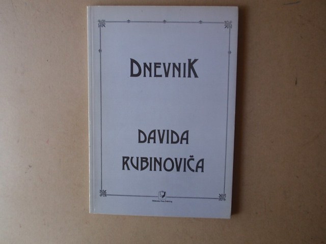 DNEVNIK DAVIDA RUBINOVIČA