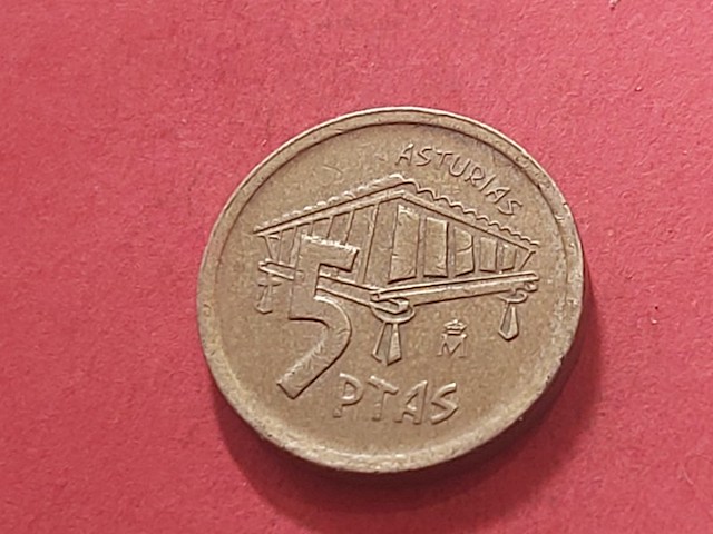 Španija  - 5 pesetas 1995 god Asturias