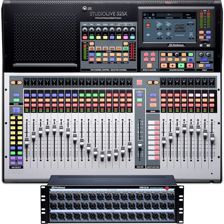 PreSonus StudioLive III 32SX & NSB32.16 AVB bundle