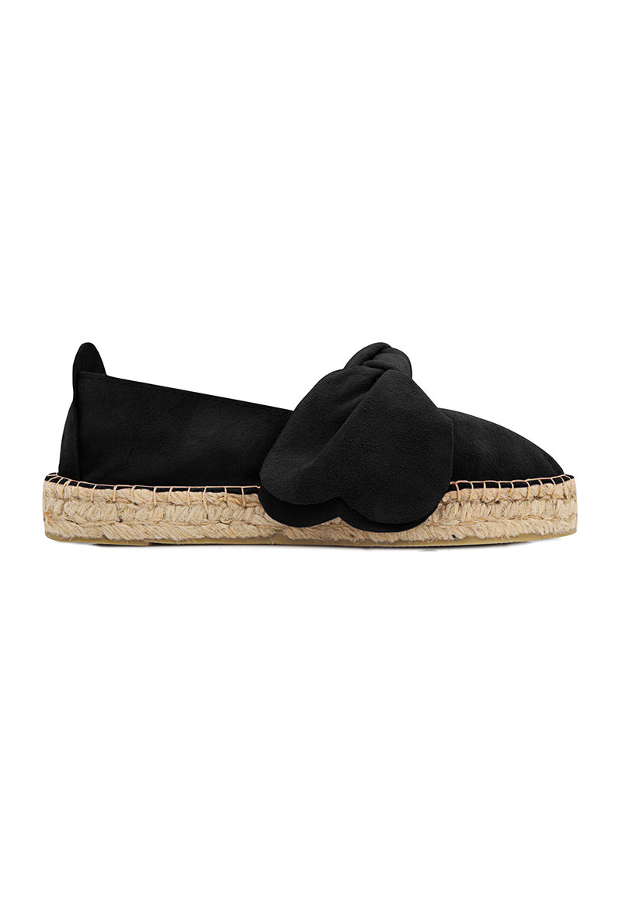 Espadrile sa visokim djonom Black