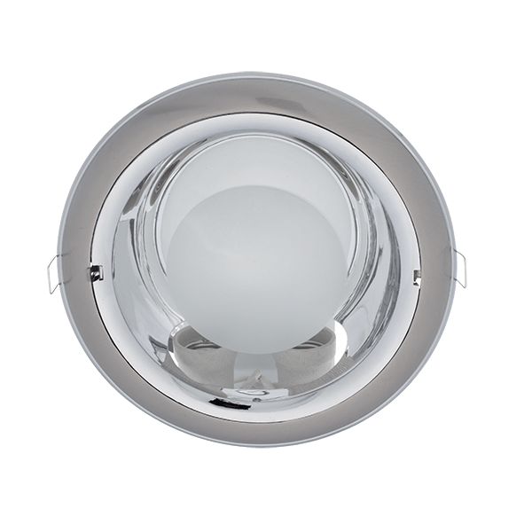 GL206E DOWNLIGHT 2XE27 SATIN NICKEL/CHROME MODEL 2