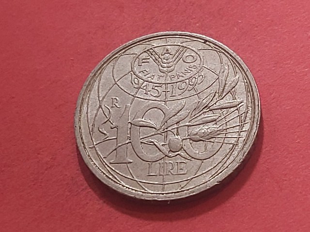 Italija  - 100 lire 1995 god FAO