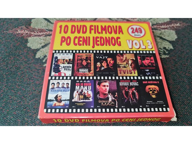 10 DVD filmova po ceni jednog Vol 3 10DVDa