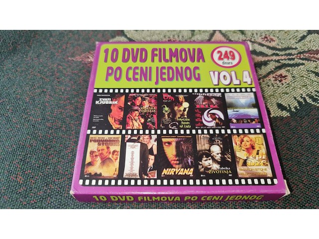 10 DVD filmova po ceni jednog Vol 4 10DVDa