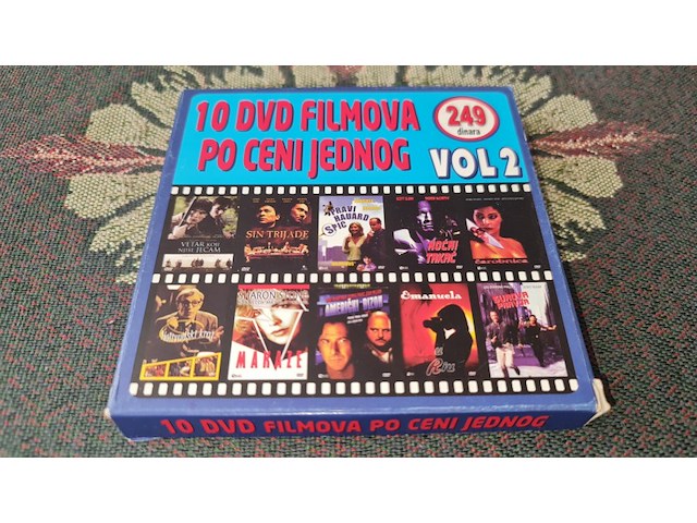 10 DVD filmova po ceni jednog Vol 2 10DVDa