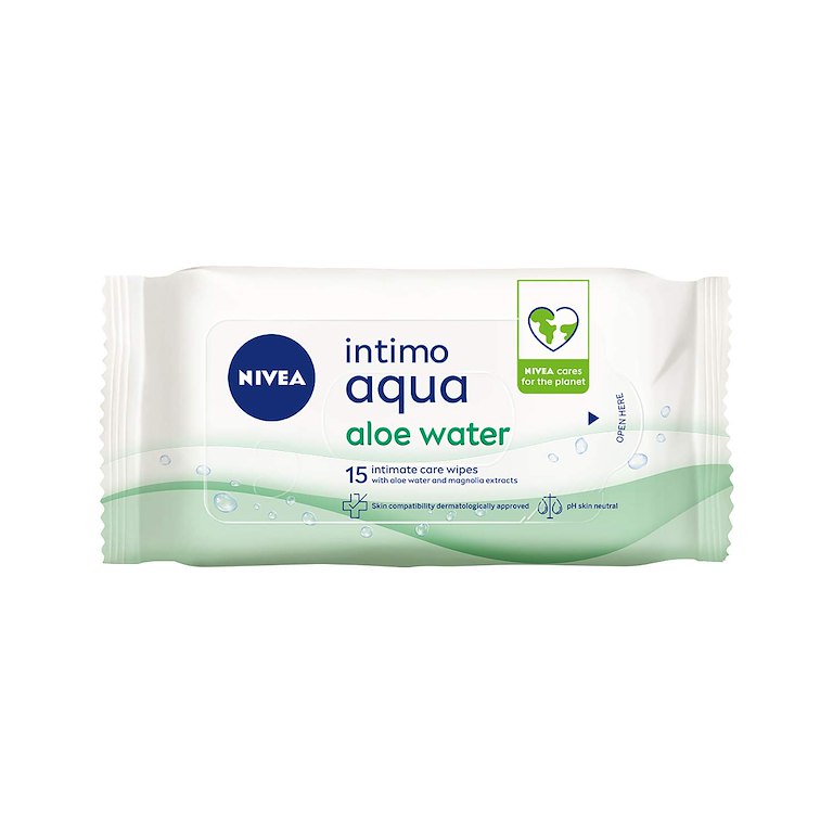 Nivea vl maramice intimo aloe water 15/1 nivea