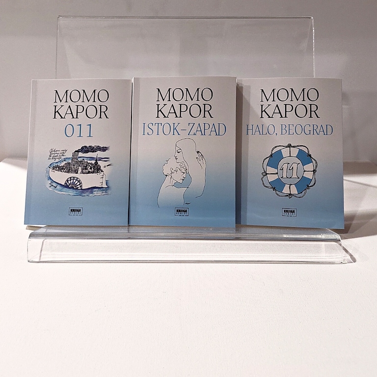 Komplet 3 knjige Momo Kapor – 011, Istok-Zapad i Halo, Beograd