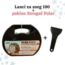 Lanci za sneg 100 12mm plus poklon Strugač Polar