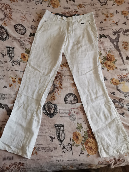    Lanene bele pantalone
