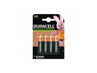 Baterija punjiva R6 2500 mah Duracell 1/4